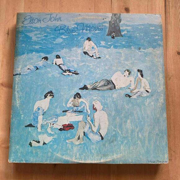 Media | Elton John Blue Moves Vinyl Record Vg P4 | Poshmark